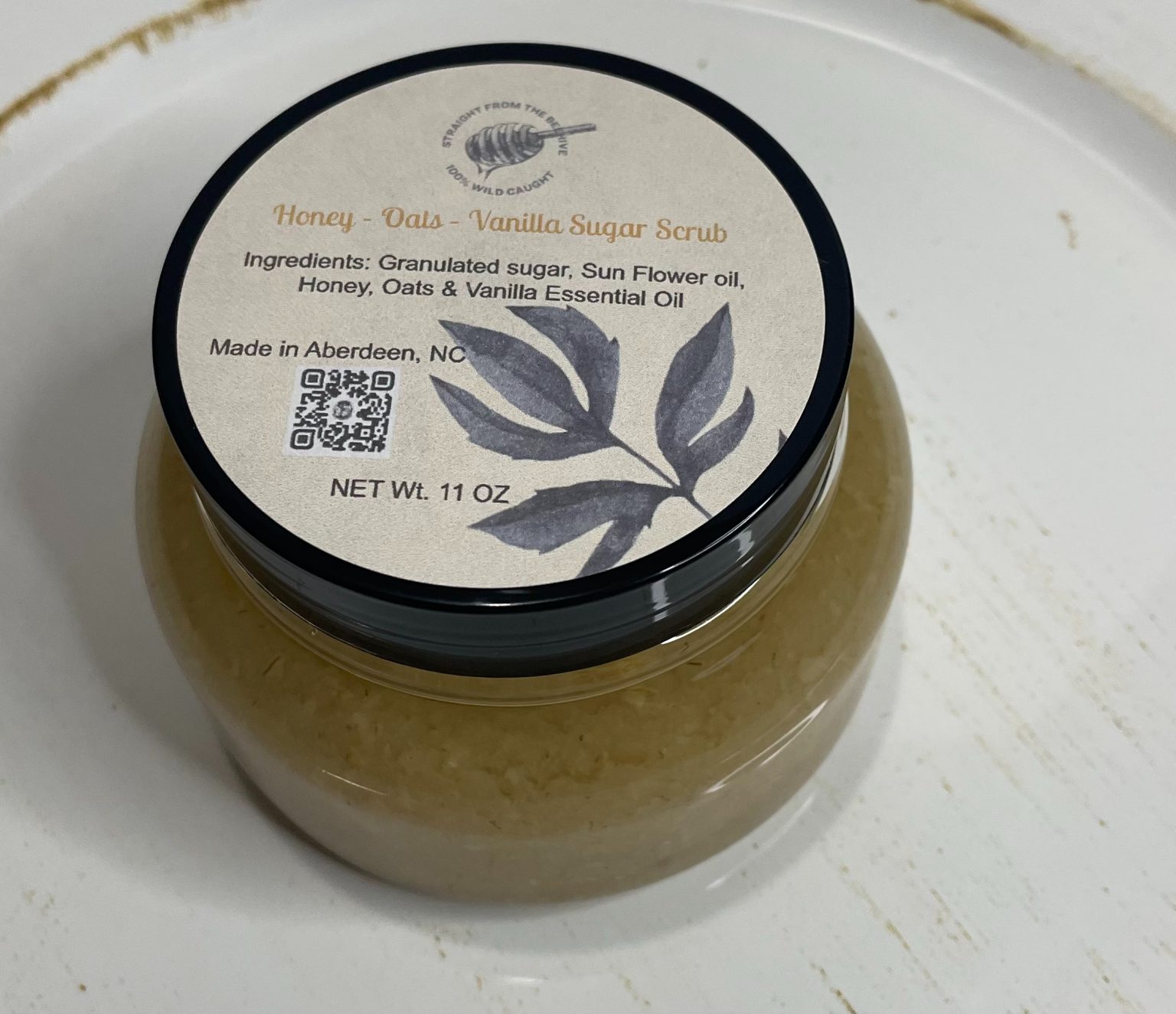 Honey oats vanilla sugar scrub - Grandma's Homemade Soaps